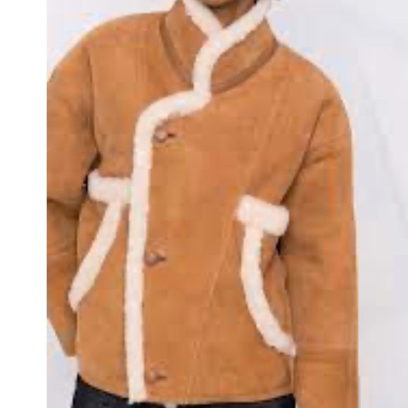 Sandro | Jackets & Coats | Sandro Royal Shearling Jacket | Poshmark